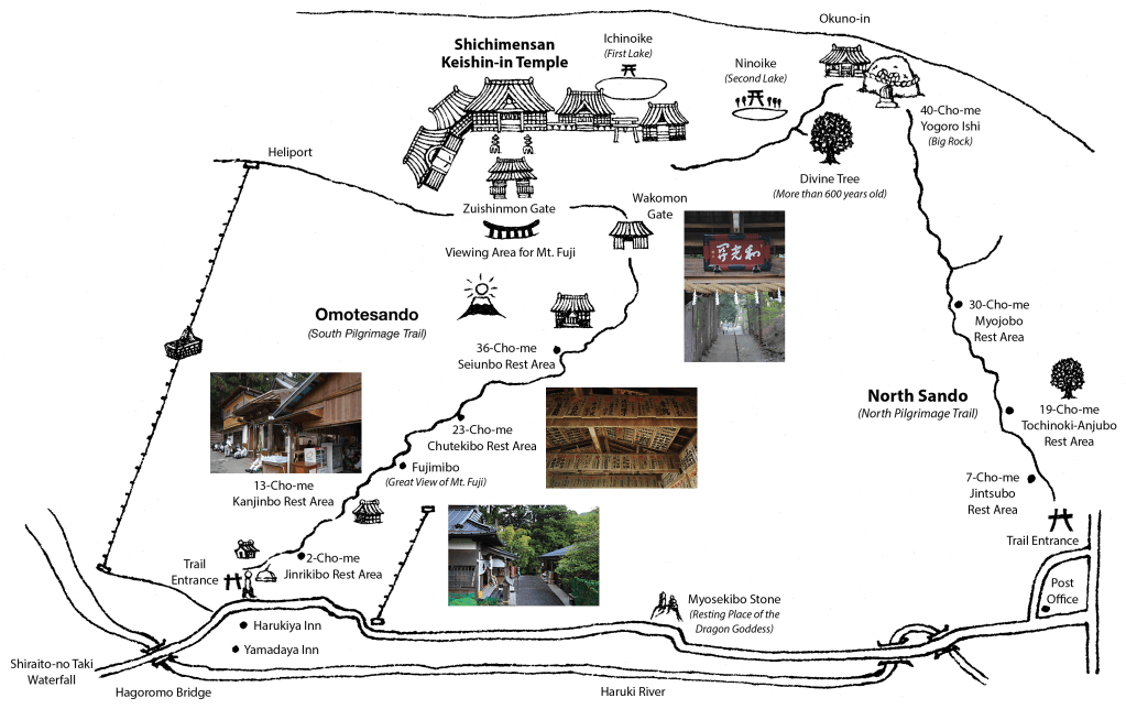Access Guide – Mt. Shichimen Keishin-in Temple